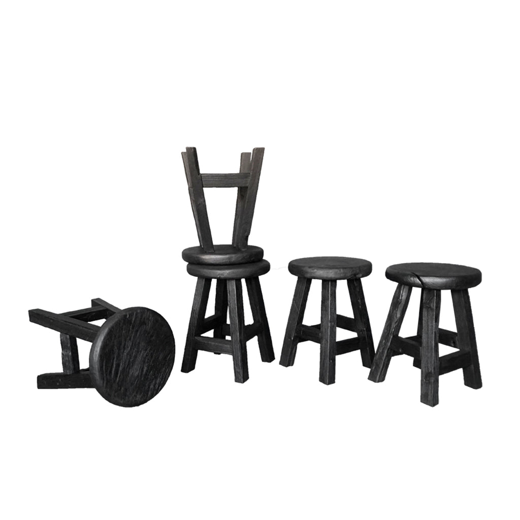 Mayo Reclaimed Teak Stool – Place. A Design Atelier by Philpotts